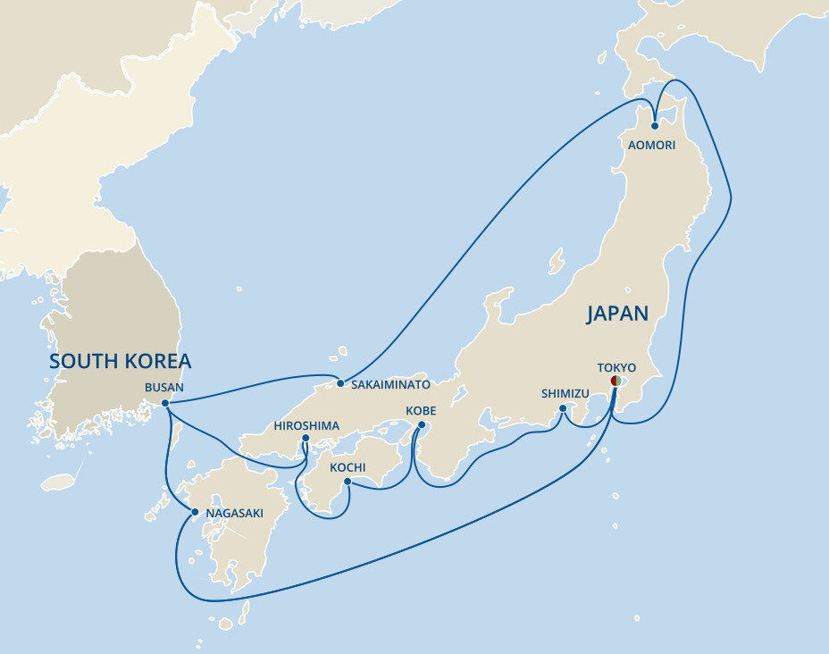 Sea of Japan & Japan Explorer - Princess (17 Night Roundtrip Cruise ...