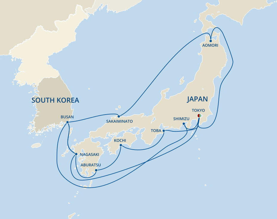 Sea of Japan & Japan Explorer - Princess (17 Night Roundtrip Cruise ...