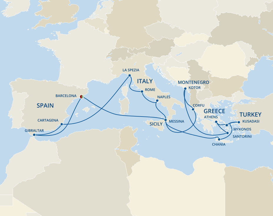 The Best of the Mediterranean with Total Solar Eclipse - Princess (21 ...