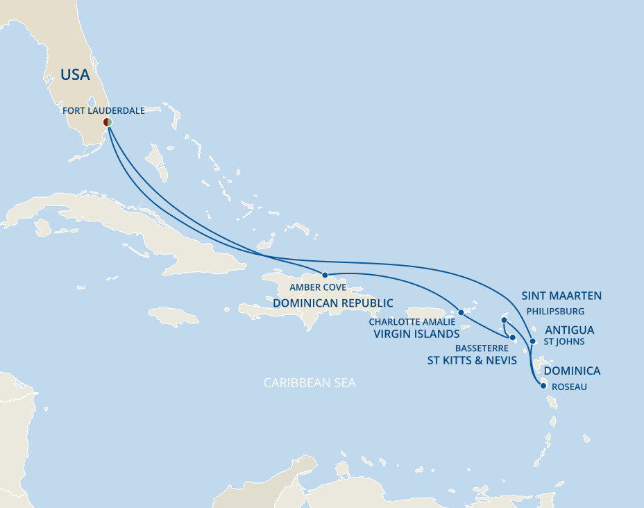 Eastern Caribbean with St. Thomas - Princess (11 Night Roundtrip Cruise ...
