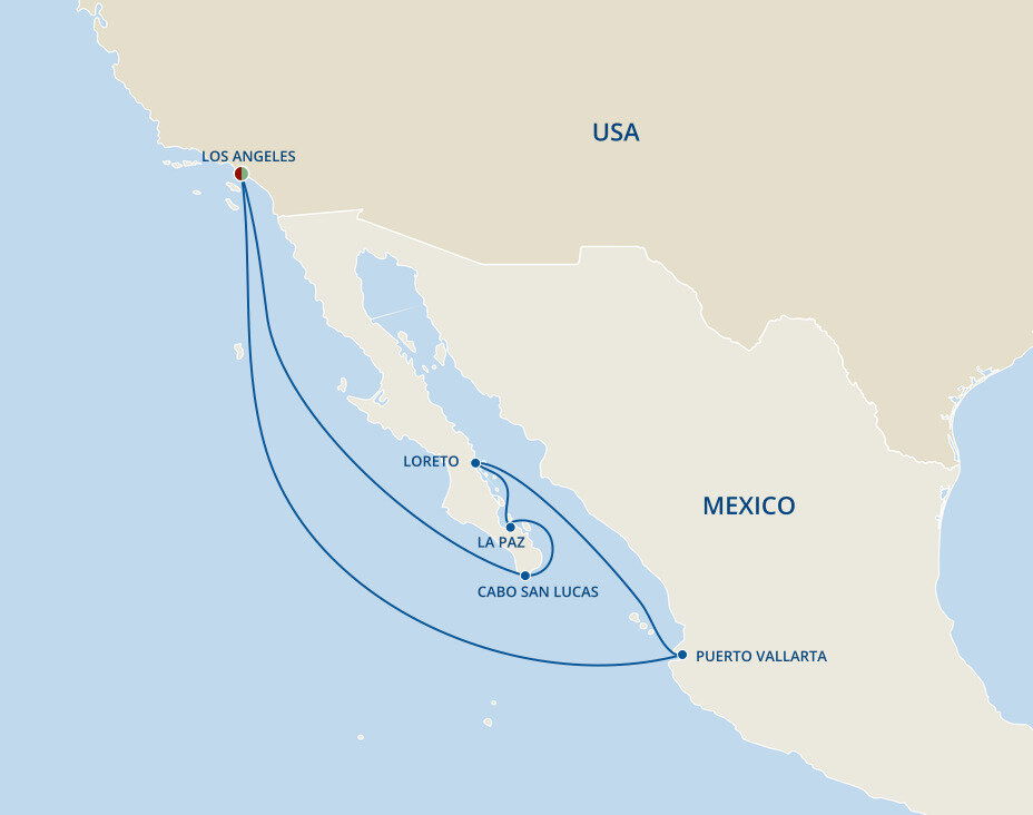 Baja Peninsula & Sea of Cortez Holiday - Princess (10 Night Roundtrip ...