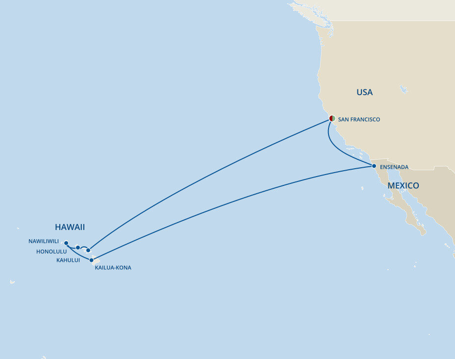 Hawaiian Islands - Princess (16 Night Roundtrip cruise from San Francisco)