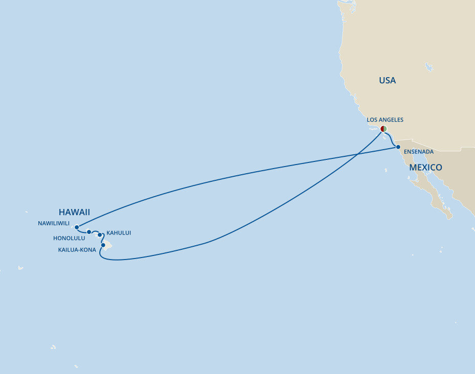 Hawaiian Islands - Princess (16 Night Roundtrip cruise from Los Angeles)