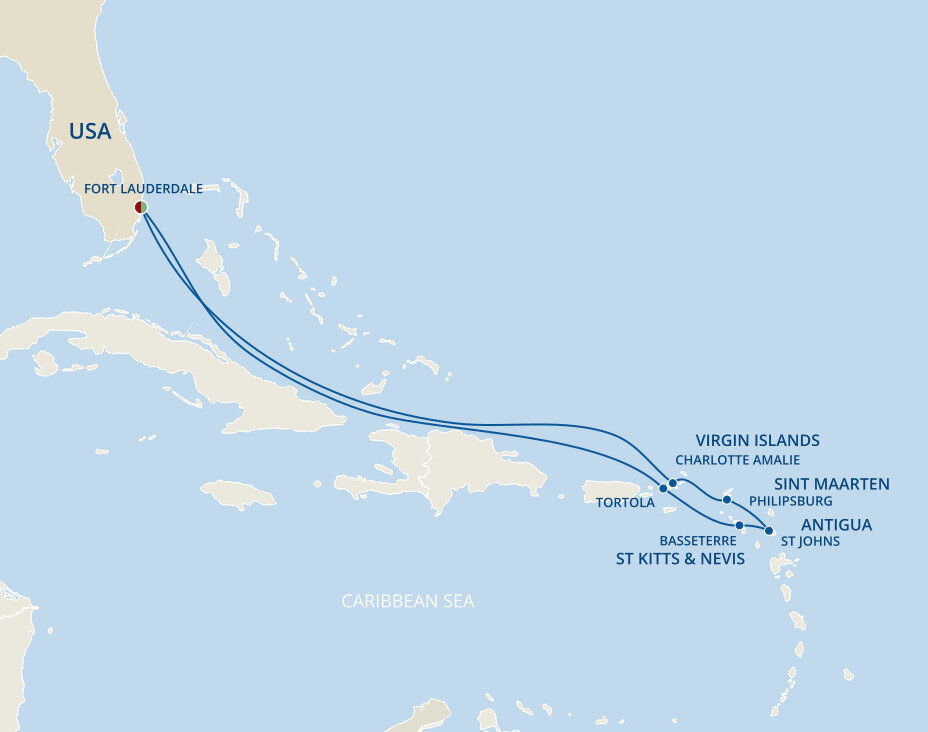 Eastern Caribbean with St. Kitts - Princess (10 Night Roundtrip Cruise ...