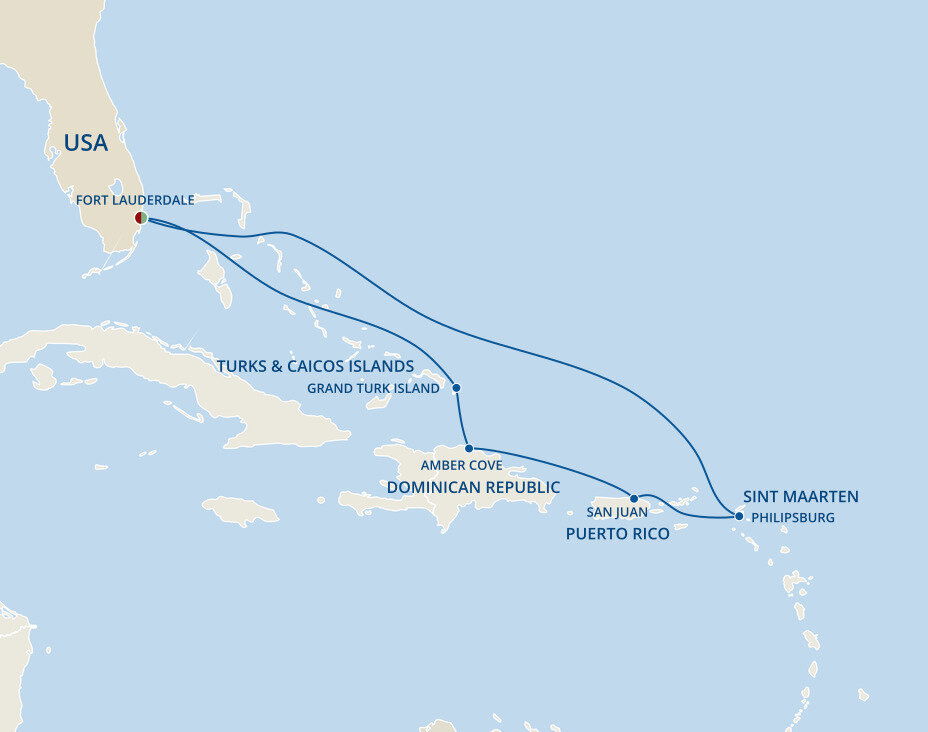 Eastern Caribbean with Puerto Rico - Princess (8 Night Roundtrip Cruise ...