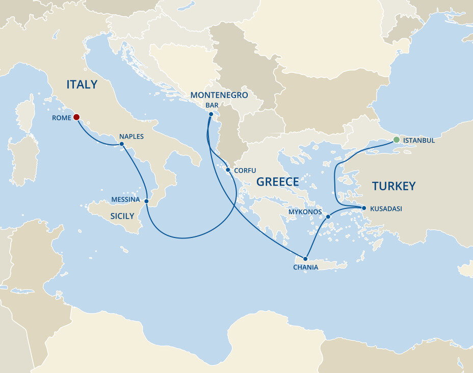 Istanbul To Rome