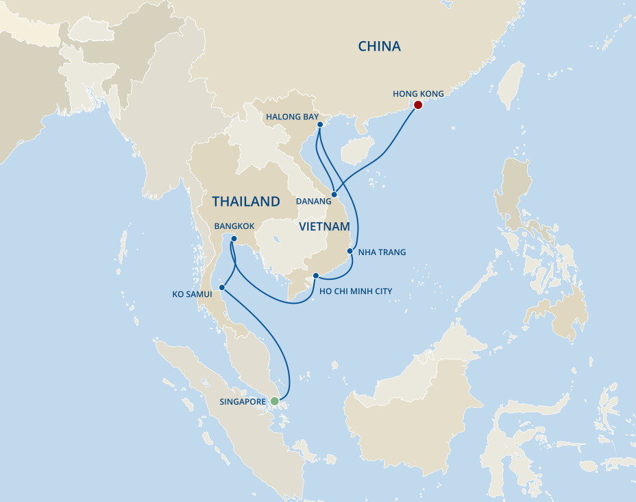 Thailand & Vietnam - Princess (14 Night Cruise from Singapore to Hong Kong)