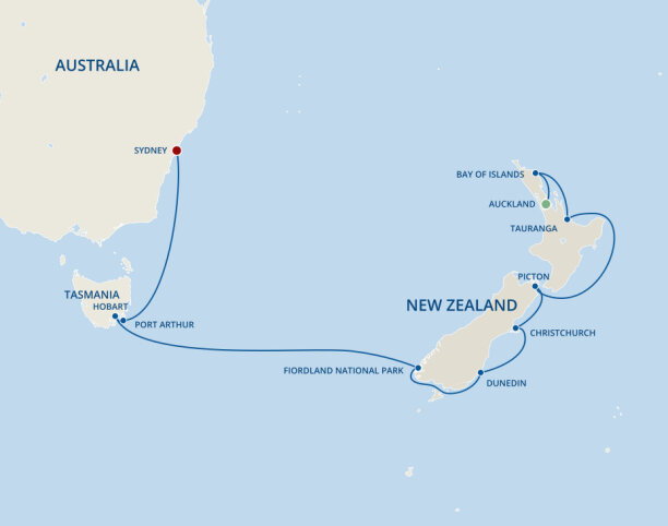 Princess Cruises starting in Auckland | 2026-2028 Seasons