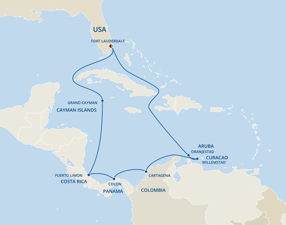 Southern Caribbean with Panama - Princess (12 Night Roundtrip cruise ...