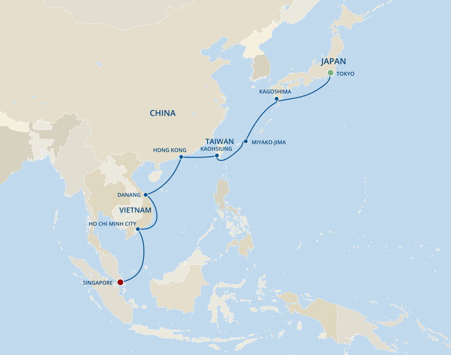 Southeast Asia & Japan - Princess (14 Night Cruise from Tokyo to Singapore)