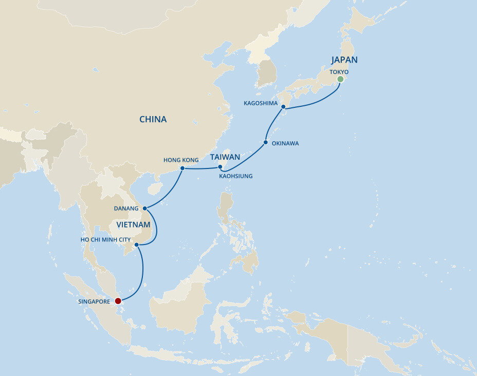 Southeast Asia & Japan - Princess (14 Night Cruise from Tokyo to Singapore)