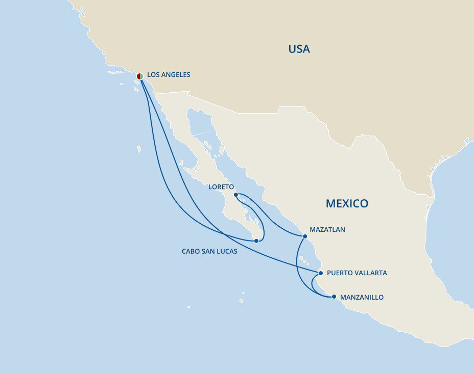 Baja Peninsula & Sea of Cortez - Princess (14 Night Roundtrip cruise ...