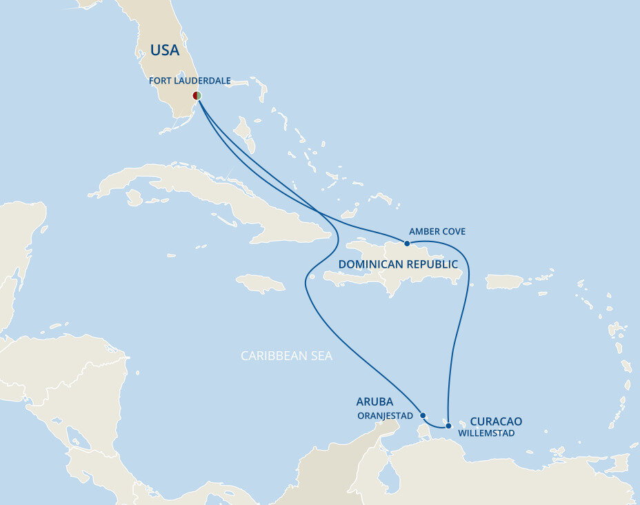Southern Caribbean with ABC Islands - Princess (8 Night Roundtrip ...