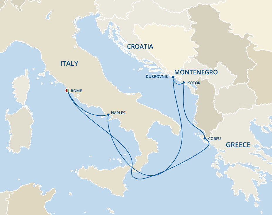 Mediterranean & Adriatic - Princess (7 Night Roundtrip cruise from Rome)