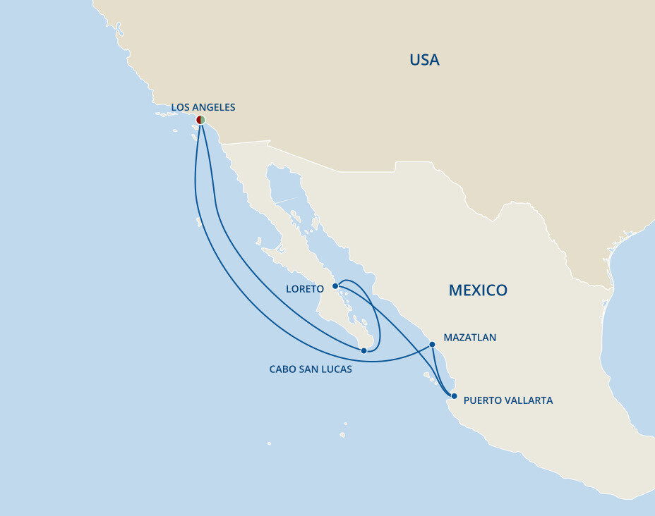 Baja Peninsula & Sea of Cortez Holiday - Princess (10 Night Roundtrip ...