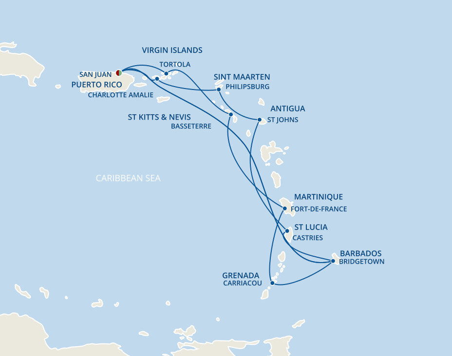 Southern Caribbean Adventurer - Princess (14 Night Roundtrip cruise ...