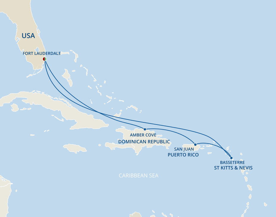 Eastern Caribbean with St. Kitts - Princess (7 Night Roundtrip cruise ...