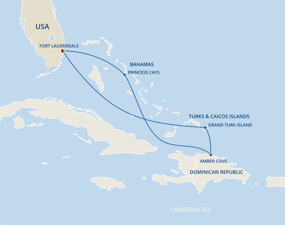 Eastern Caribbean with Bahamas - Princess (7 Night Roundtrip Cruise ...