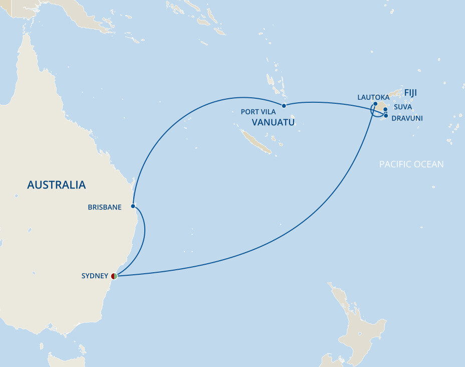 Fiji & South Pacific - Princess (14 Night Roundtrip cruise from Sydney)