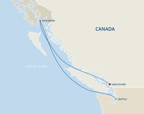 Cruises from Seattle to Vancouver - 2023-2025 Seasons