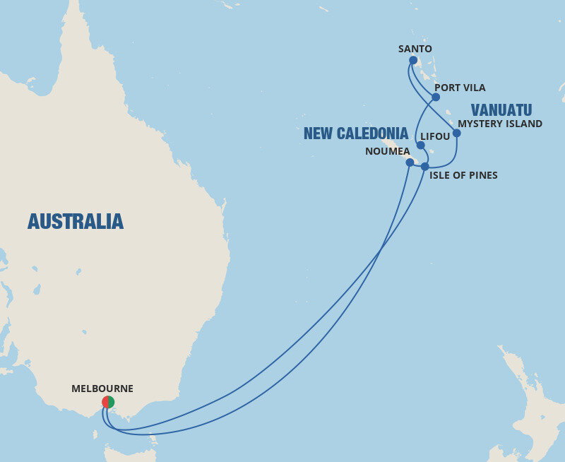 New Caledonia & Vanuatu - Princess (14 Night Roundtrip cruise from ...