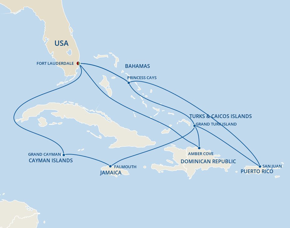 Caribbean East/West Adventurer - Princess (14 Night Roundtrip Cruise ... Caribbean East/West Adventurer - Princess (14 Night Roundtrip Cruise ...