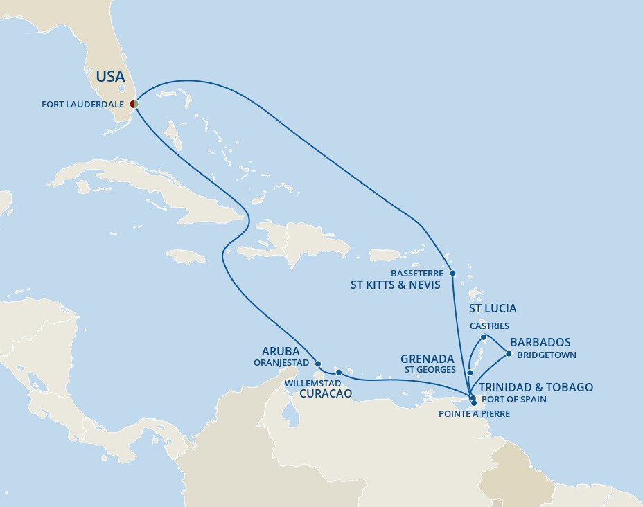 Circle Caribbean - Princess (14 Night Roundtrip Cruise from Fort ... Circle Caribbean - Princess (14 Night Roundtrip Cruise from Fort ...