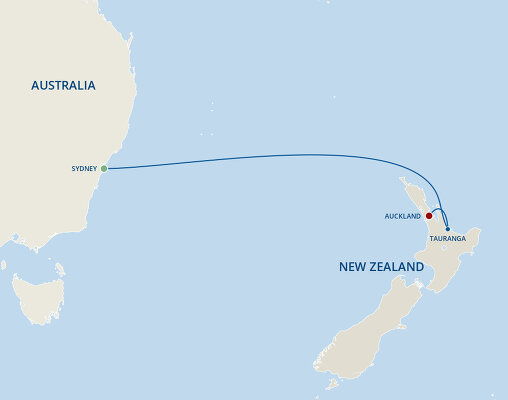 Cruises from Australia to New Zealand - 2025-2028 Seasons