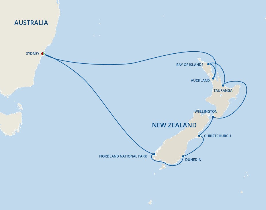 New Zealand - Princess (14 Night Roundtrip Cruise from Sydney) New Zealand - Princess (14 Night Roundtrip Cruise from Sydney)