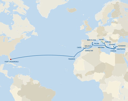 Transatlantic Cruises Starting In October 2025