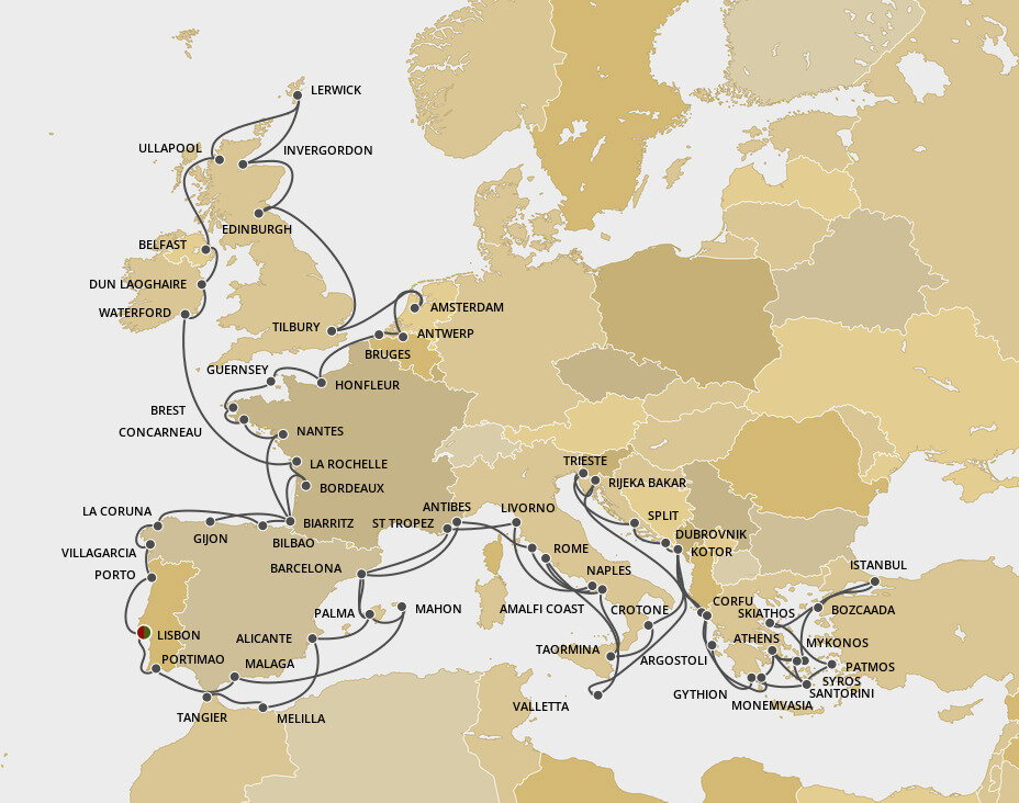 Grand European Sojourn - Regent Seven Seas (79 Night Roundtrip cruise ...