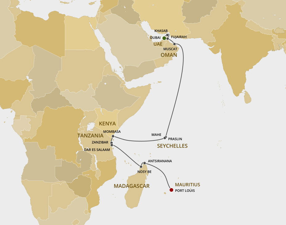 Desert Cities & Turquoise Seas - Regent Seven Seas (20 Night Cruise ...