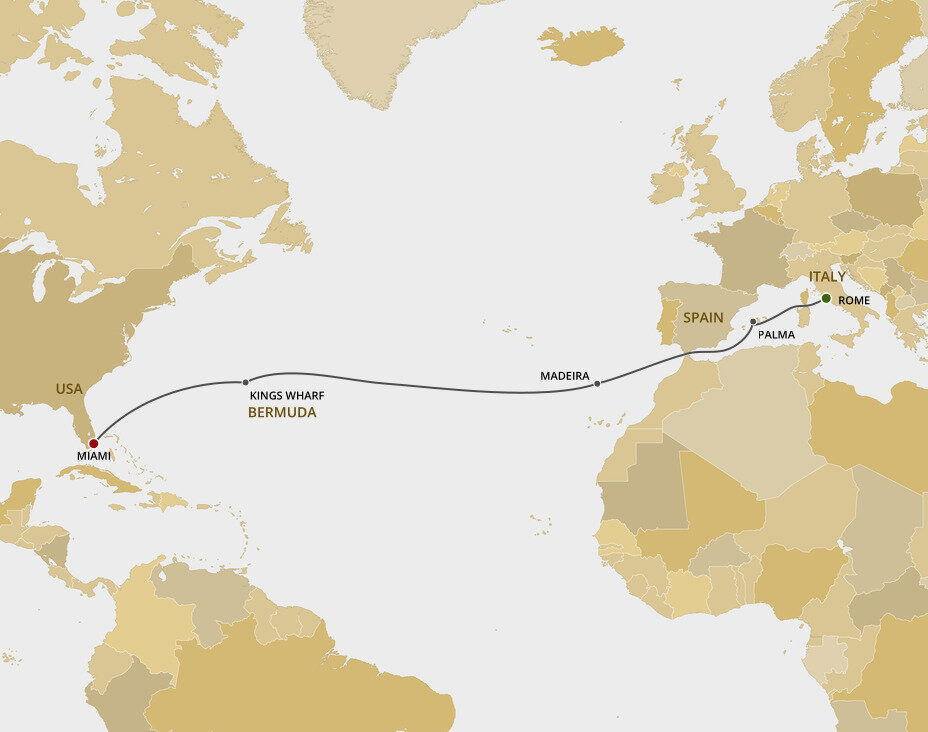 New World Passage - Regent Seven Seas (14 Night Cruise from Rome to Miami)