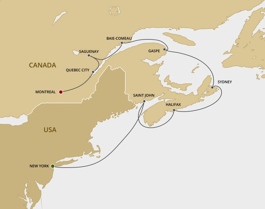Scenic Coasts & Old Quebec - Regent Seven Seas (10 Night Cruise from ...