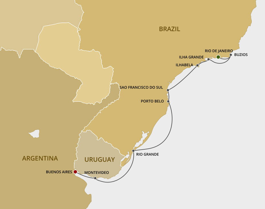 Nights Of Samba & Tango - Regent Seven Seas (11 Night Cruise from Rio ...