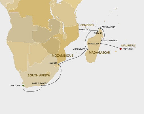 Mauritius Cruises - 2025-2028 Seasons