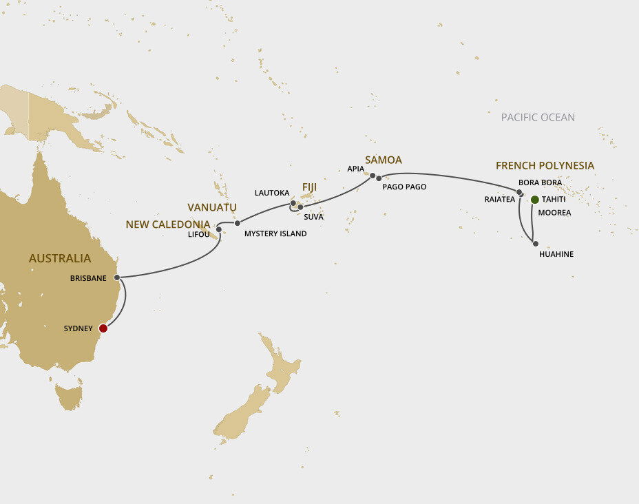 Pearls Of The Pacific - Regent Seven Seas (21 Night Cruise from Tahiti ...