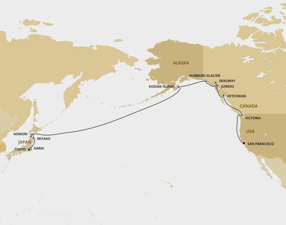 Pacific Frontier Escape - Regent Seven Seas (20 Night Cruise from Tokyo ...