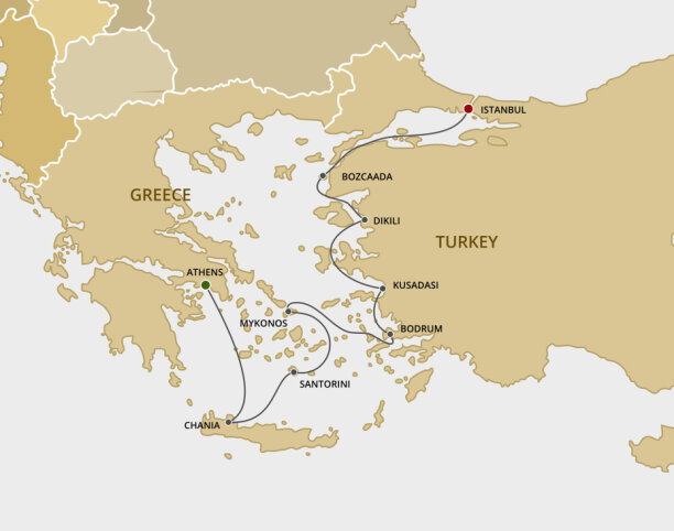 Cruises from Athens to Istanbul | 2026-2028 | Global Journeys