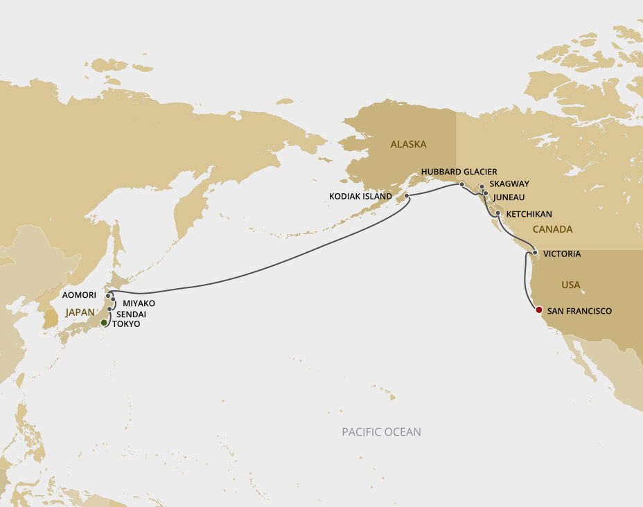 Pacific Frontier Escape - Regent Seven Seas (20 Night Cruise from Tokyo ...