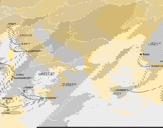 Cruises from Athens to Rome | 2021, 2022 & 2023 Seasons