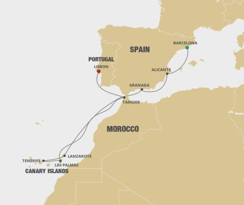 Morocco Cruises - 2023-2025 Seasons