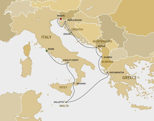 Cruises from Rome to Venice - 2024-2026 Seasons