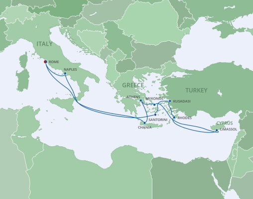 Greek Island Cruises - Royal Caribbean - 2025 & 2026 Seasons