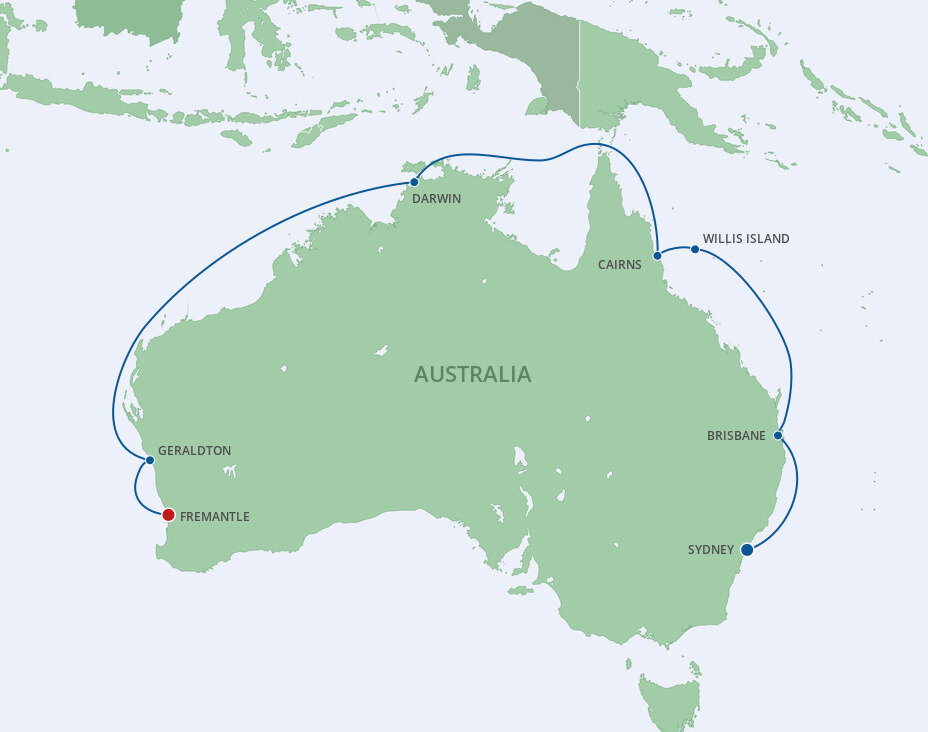 All Out Australia - Royal Caribbean (17 Days From Sydney to Perth)