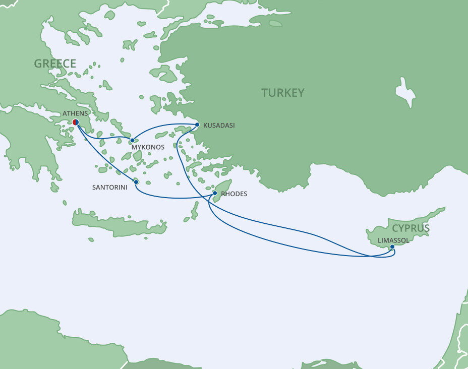 Greece, Cyprus & Turkey Cruise - Royal Caribbean (7 Night Roundtrip ...