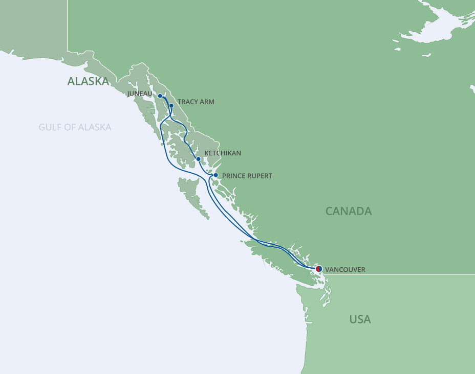 Alaska Inside Passage Cruise - Royal Caribbean (7 Night Roundtrip ...