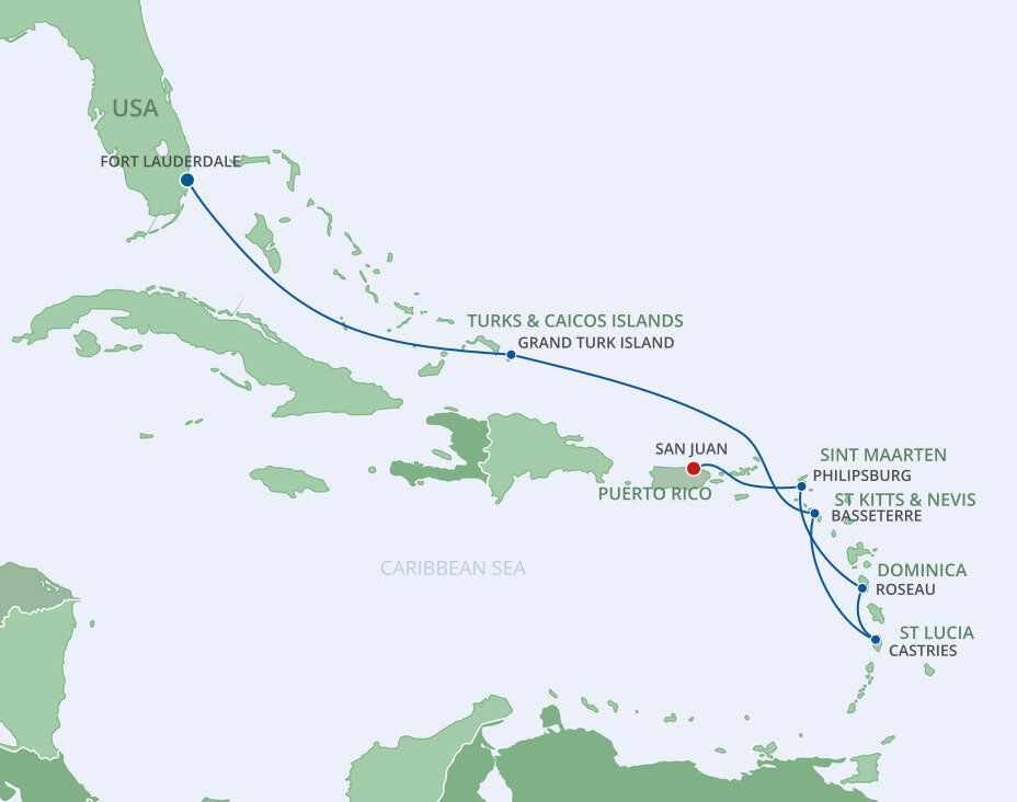 Ft. Lauderdale To San Juan - Royal Caribbean (8 Night Cruise from Fort ...