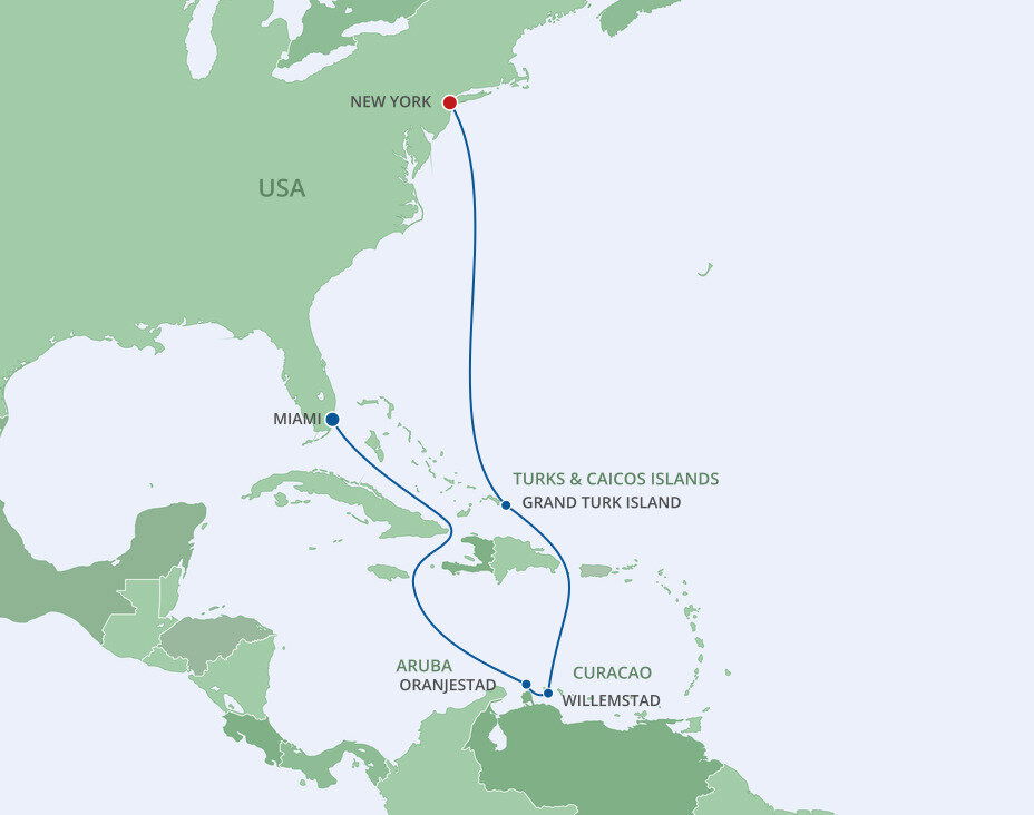 Miami To Cape Liberty Cruise - Royal Caribbean (9 Night Cruise from ...