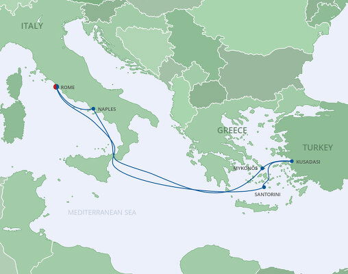 Royal Caribbean Cruises Starting In Rome - 2025 & 2026 Seasons